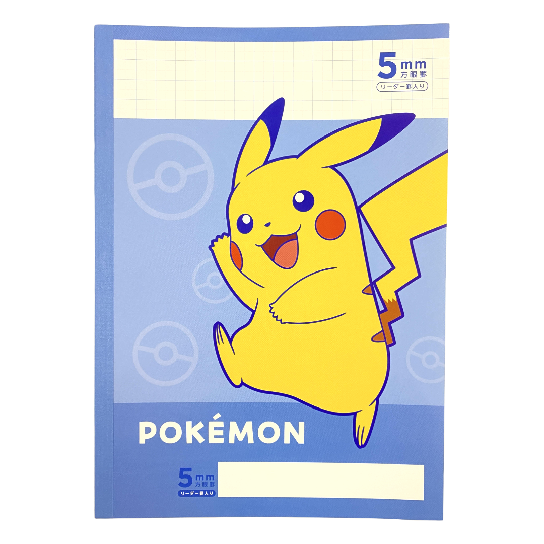 KYOWA POKEMON NOTEBOOK 5MM GRID – HANAMARU JAPANESE MARKETPLACE