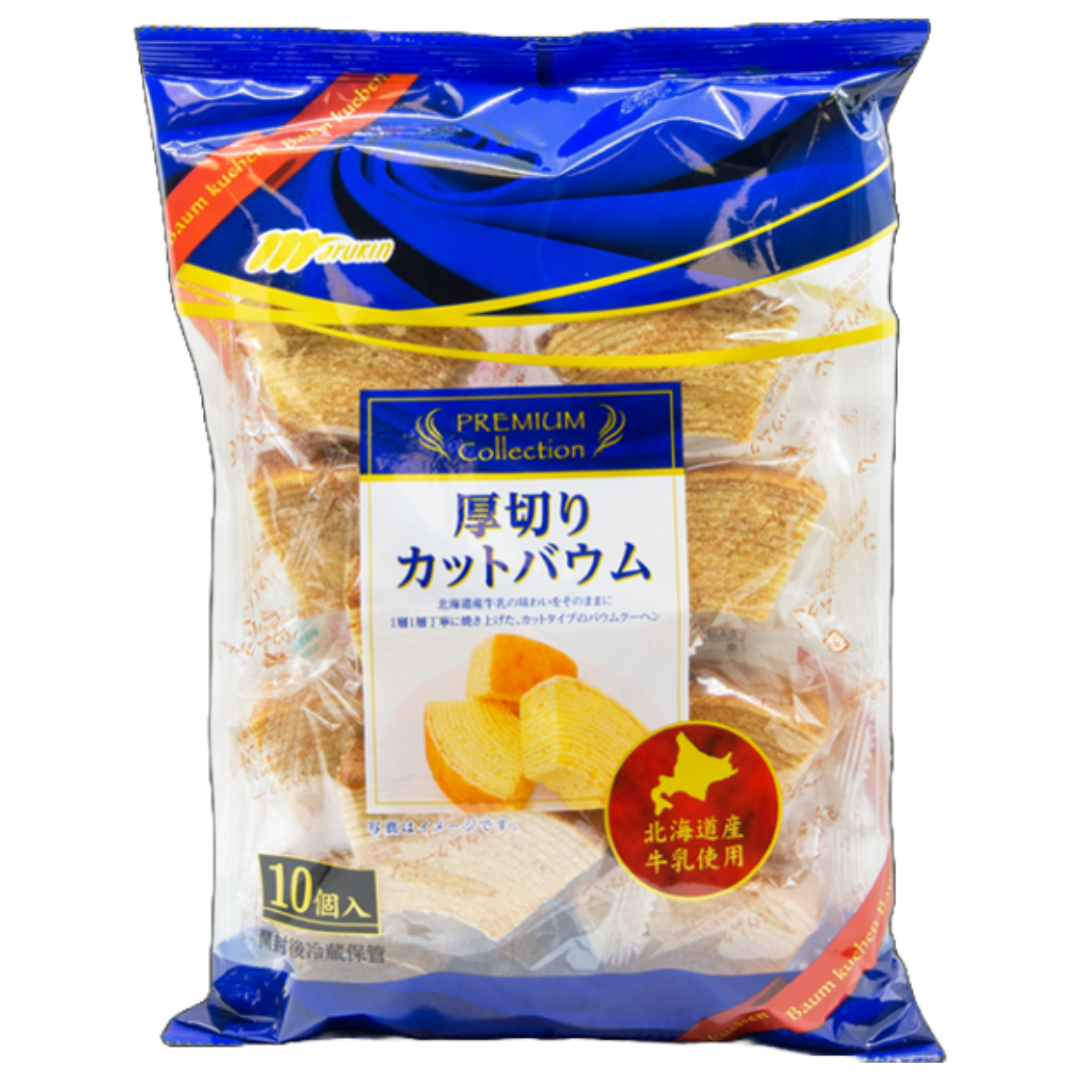 MARUKIN BAUM CAKE CUT 10 PC – HANAMARU JAPANESE MARKETPLACE