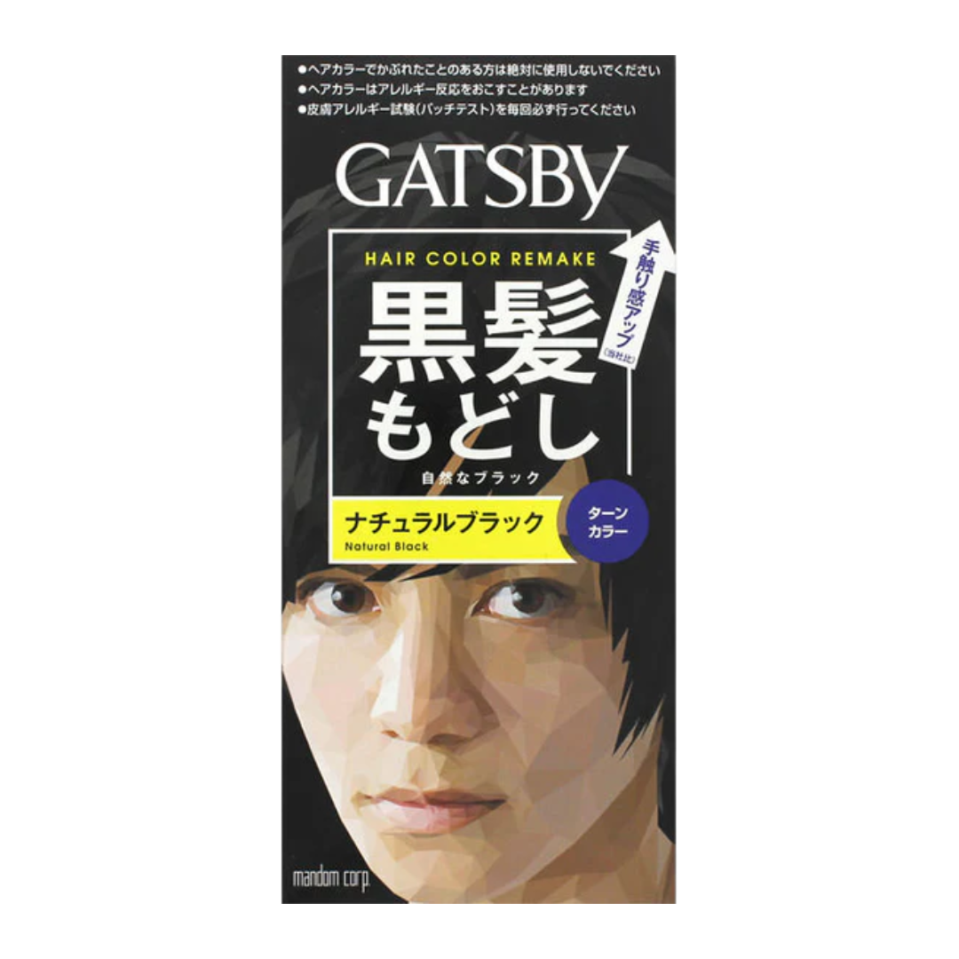 MANDOM GATSBY HAIR COLOR REMAKE NATUAL BLACK – HANAMARU JAPANESE ...