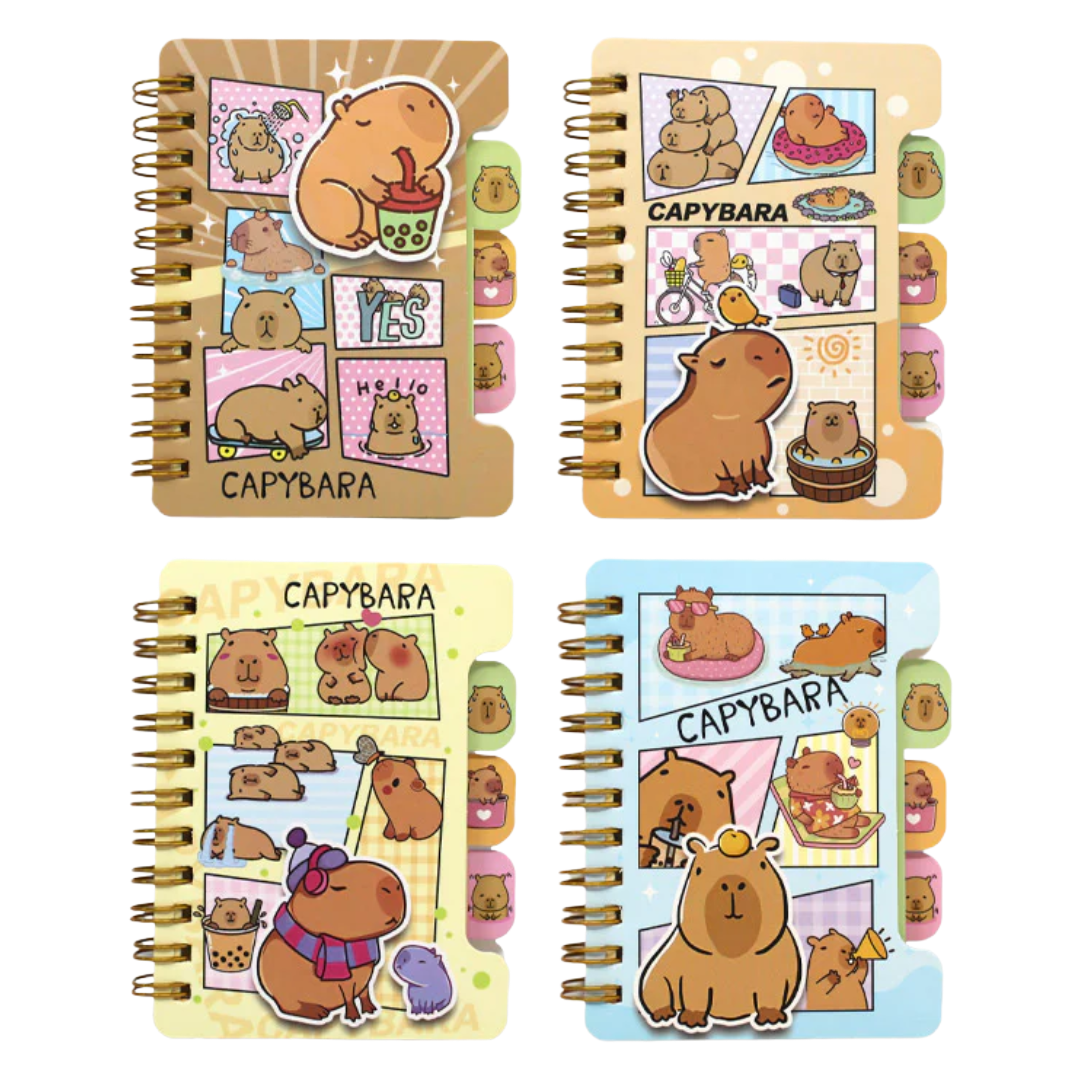 CAPYBARA MINI INDEX HANDY NOTE – HANAMARU JAPANESE MARKETPLACE