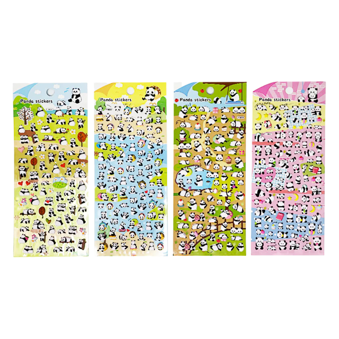 YT-HB225 HAPPY PANDA STICKER – HANAMARU JAPANESE MARKETPLACE