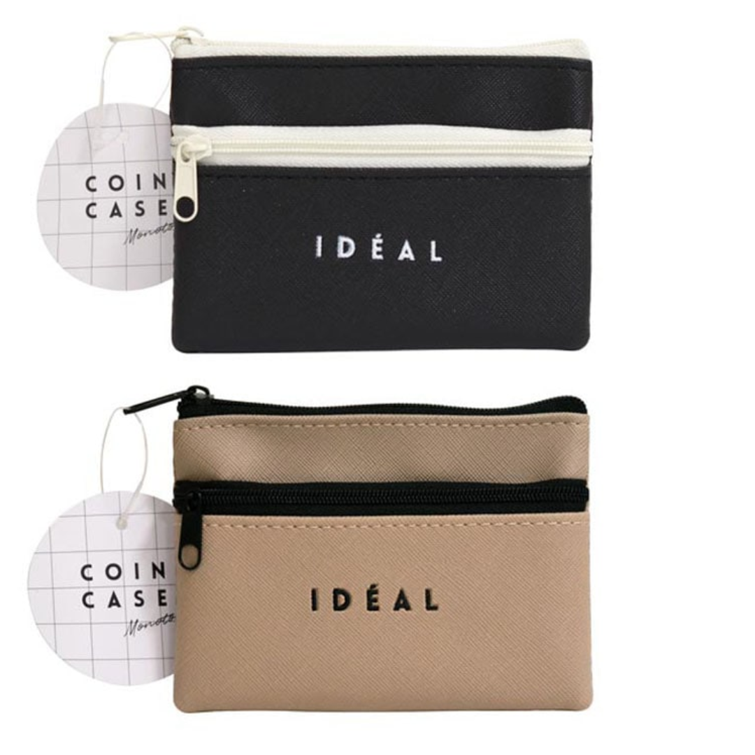 IDEAL W FASTENER COIN CASE 8×12CM – HANAMARU JAPANESE MARKETPLACE