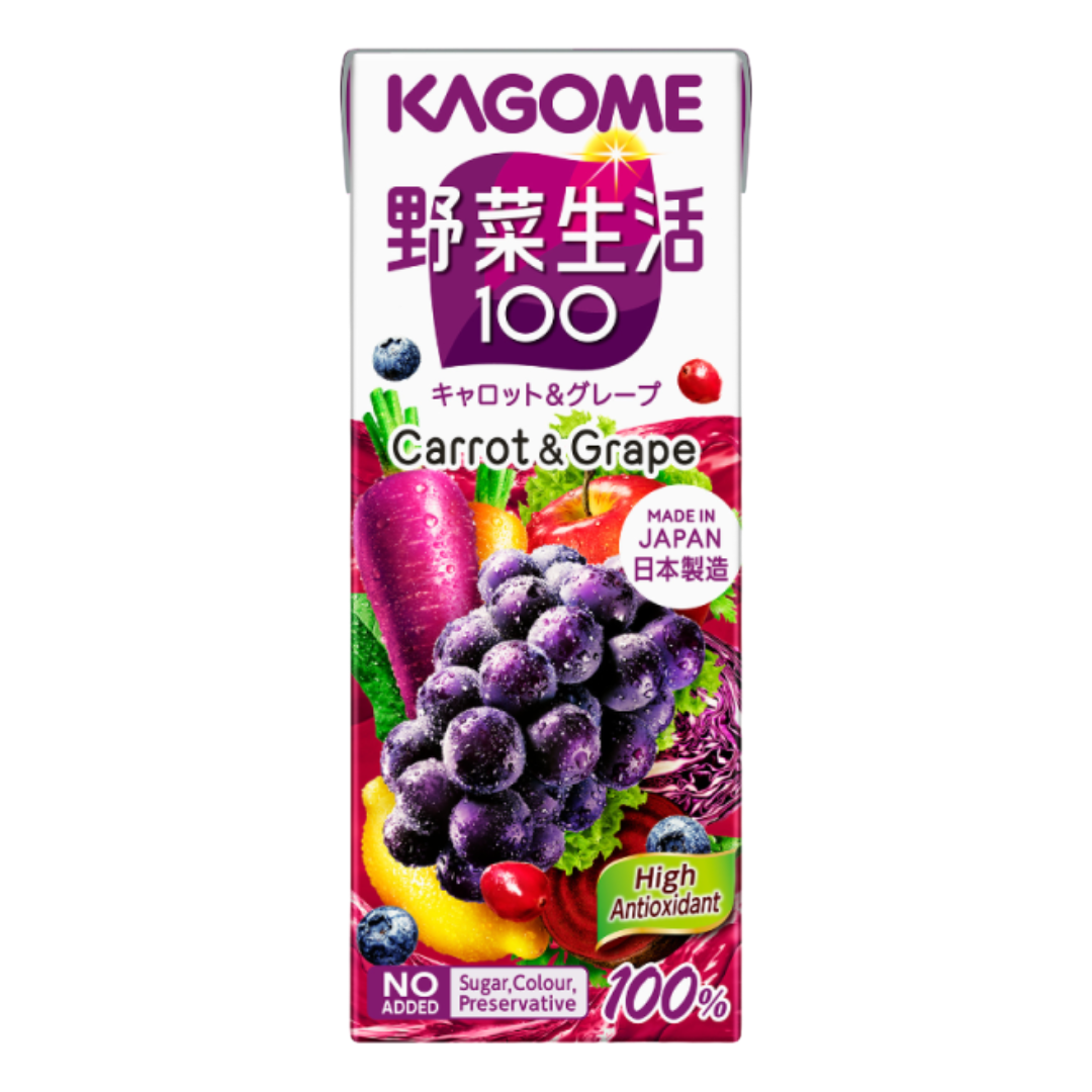KAGOME YASAI SEIKATSU CARROT&GRAPE – HANAMARU JAPANESE MARKETPLACE