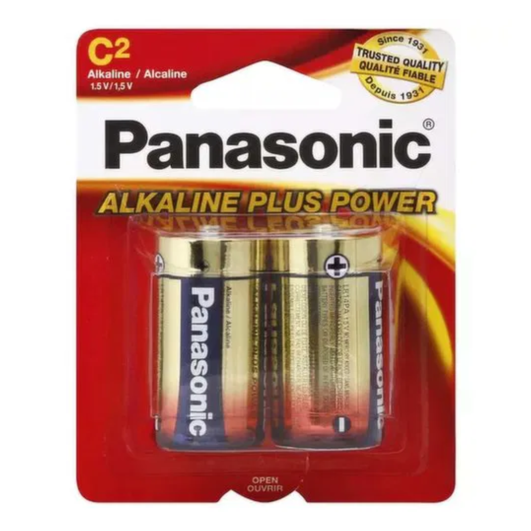 PANASONIC BATTERY ALKALINE PLUS C 2P – HANAMARU JAPANESE MARKETPLACE