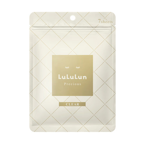 LULULUN PRECIOUS FACE MASK WHITE CLEAR 7SHEETS – HANAMARU JAPANESE ...