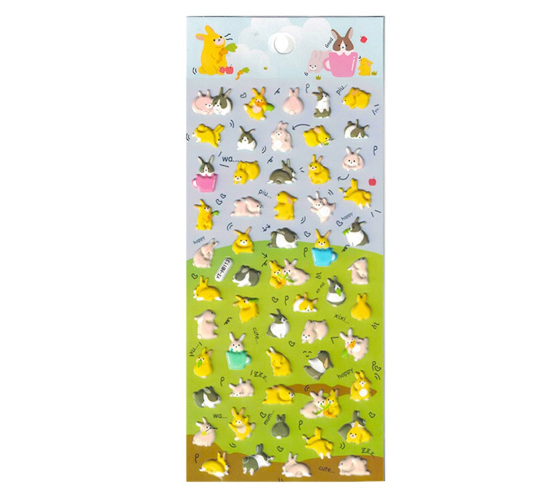YT-HB113 RABBIT STICKER – HANAMARU JAPANESE MARKETPLACE